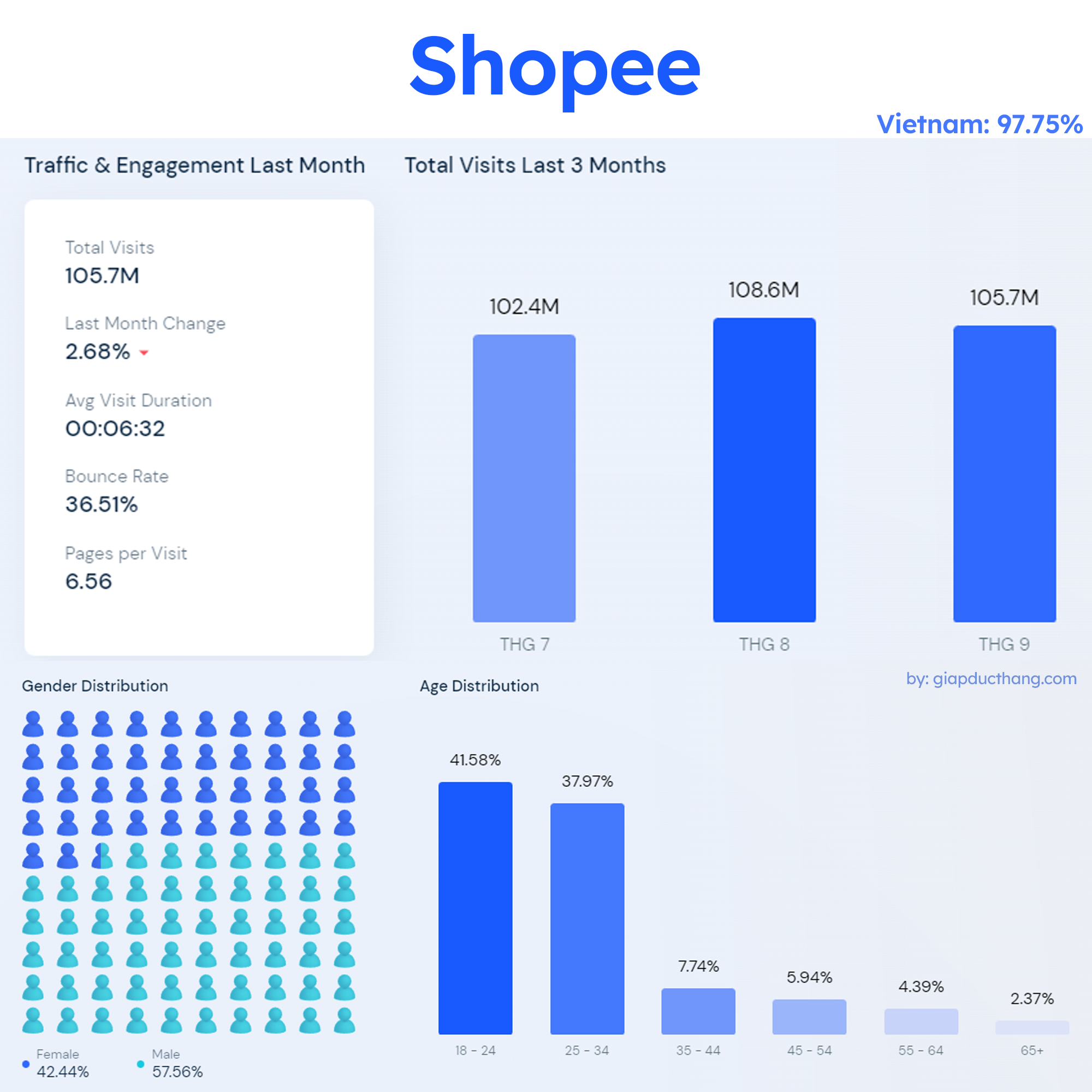 Vài điều hay ho về Facebook, TikTok, Shopee và Lazada - Giáp Đức Thắng